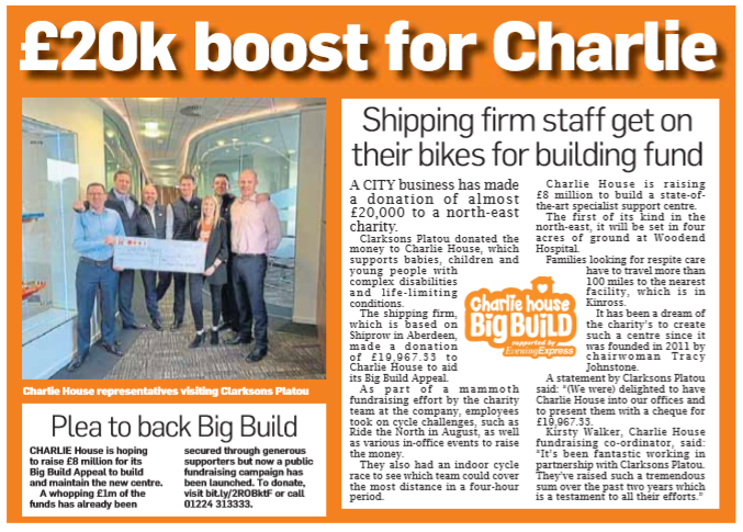 20k Boost For Charlie - Charlie House